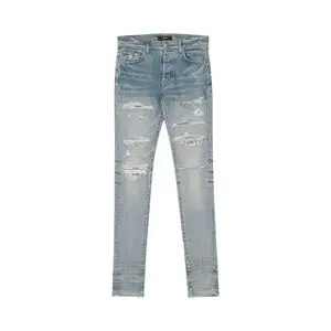Amiri Bleachout Crystal Thrasher Jeans 'antique Indigo - Blue