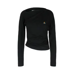 VIVIENNE WESTWOOD Long-sleeve Hebo Top - Black