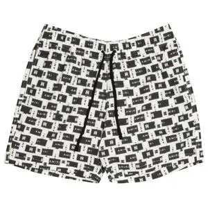 Amiri Interweave Swimtrunk 'black/white