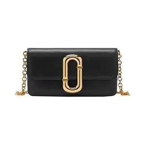 Marc Jacobs Wallet On Chain - Black