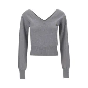 VIVIENNE WESTWOOD Bea Corset Cardigan 'dark Melange - Grey