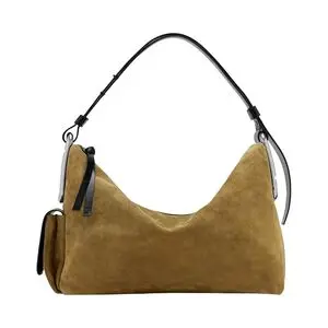 Marc Jacobs Suede Scene Large Shoulder Bag 'hazelnut - Brown