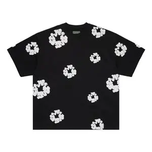 DENIM TEARS Cotton Wreath 2000s Tee - Black