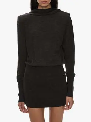Christopher Esber Cesura Cowl Sweater Dress
