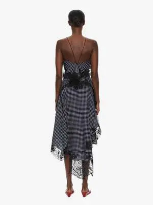 Christopher Esber Embroidered Handkerchief Envelope Cami Dress