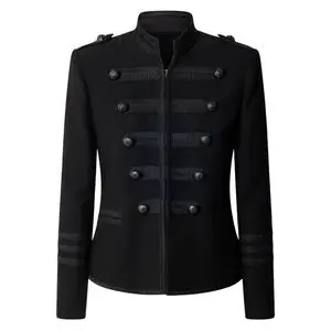 THE EXTREME COLLECTION Military Hussar Tailored Jacket - Black