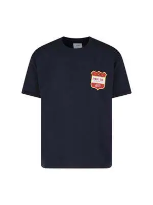Rhude Graphic Patch Cotton T-shirt
