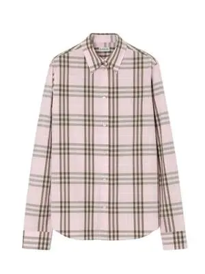 Burberry Check Button-front Shirt