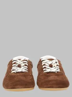 ALOHAS ALOHAS Suede Lace-Up Sneakers Brown