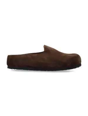 BIRKENSTOCK BIRKENSTOCK Suede Slip-On Clogs Carafe