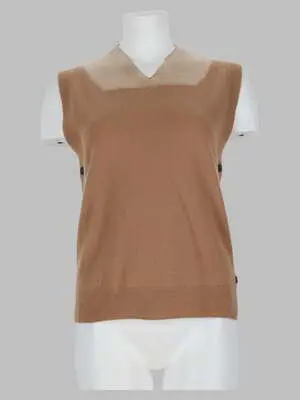 MAISON MARGIELA Sleeveless Wool Knit Vest