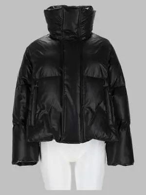 MAISON MARGIELA Cropped High Neck Puffer Jacket