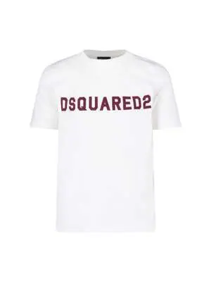 Dsquared2 Logo Graphic Crewneck T-shirt - White