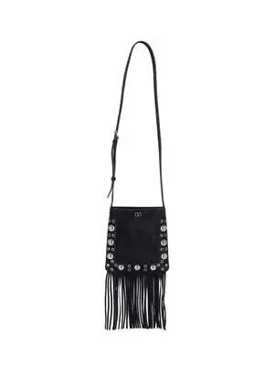 Valentino Garavani Studded Fringe Crossbody Bag