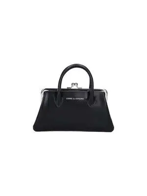 Comme Des Garçons Top Handle Kiss-lock Bag