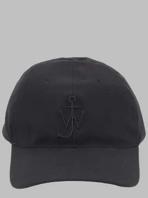 JW Anderson Embroidered Logo Baseball Cap - Black