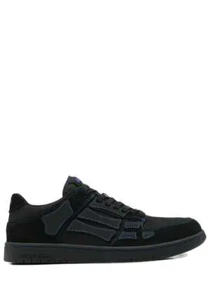 Amiri Suede Sneakers With Bone Appliqués