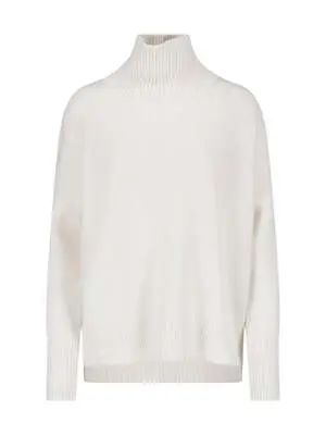 LISA YANG Ribbed Knit Turtleneck Sweater