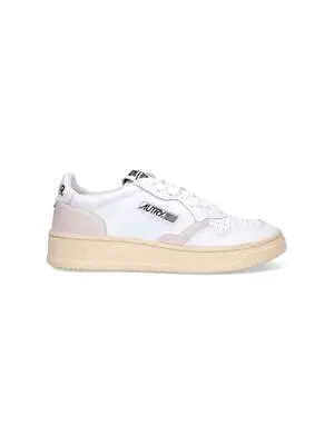 AUTRY Low-top Leather Sneakers - White