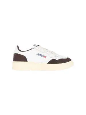 AUTRY Low-top Leather And Suede Sneakers - White