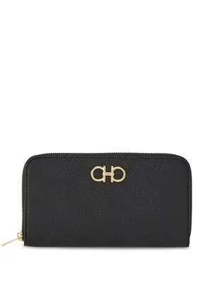 FERRAGAMO Mini Leather Wallet For - Black