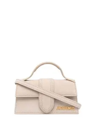 Jacquemus Mini Handbag With Padded Handle And Magnetic Closure - Beige