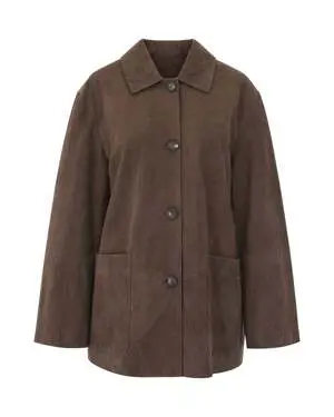 Max Mara Suede Shirt Jacket