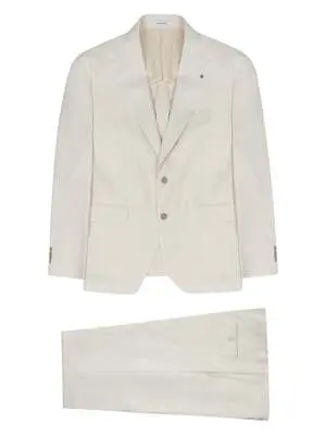 Tagliatore Tailored Linen Suit - Multicolour