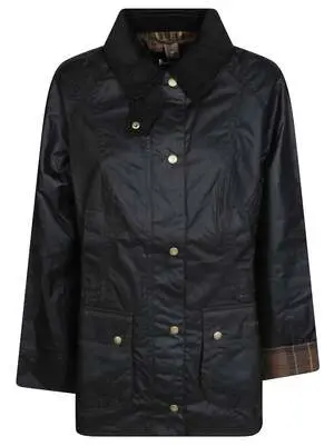 Barbour Barbour Beadnell Wax Jacket For Women Nero