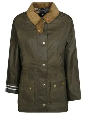 Barbour Beadnell Wax Jacket For - Verde