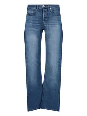 A.p.c. Wide-leg Denim Jeans - Blue