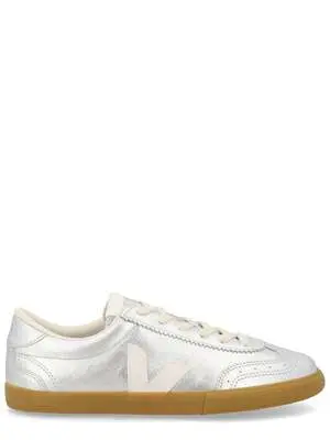 VEJA VEJA Low-Top Leather Sneakers Silver
