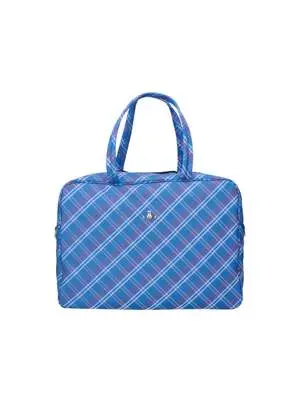 VIVIENNE WESTWOOD Plaid Top Handle Tote Bag