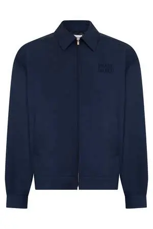 Miu Miu Textured Zip-up Jacket