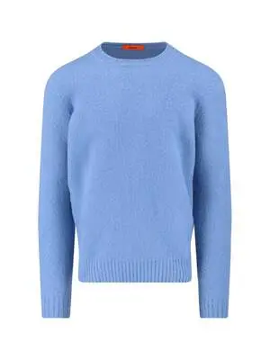 DRUMOHR Crewneck Wool Sweater - Blue