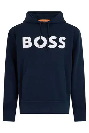 BOSS Logo Hoodie - Blue