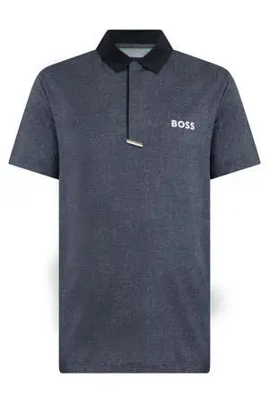 BOSS Soft Breathable Short-sleeve Polo With Discreet Chest Logo