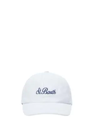 MC2 SAINT BARTH Embroidered Logo Baseball Cap - White