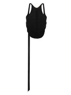 Rick Owens Asymmetrical Racerback Tank Top