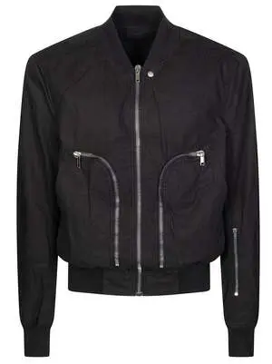 Rick Owens Bauhaus Flight Bomber Jacket - Nero