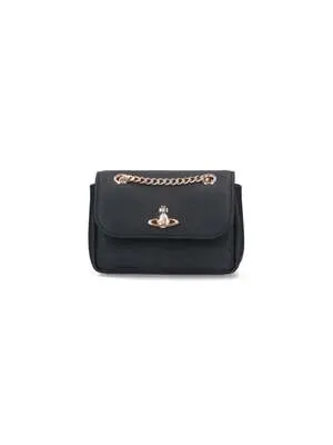 VIVIENNE WESTWOOD Mini Crossbody Bag With Chain Strap