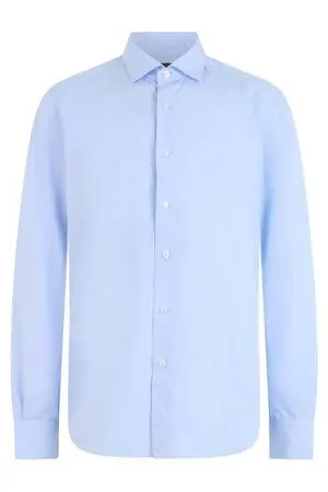 SLOWEAR Regular-fit Long-sleeve Dress Shirt - Light Blue