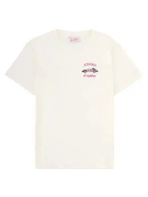 MC2 SAINT BARTH Graphic Cotton T-shirt - White