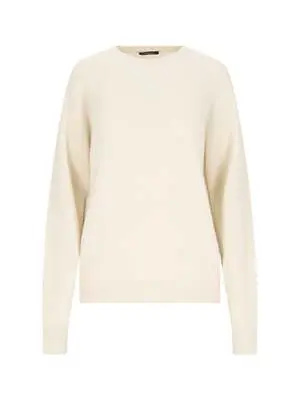 CANESSA Ribbed Knit Crewneck Sweater