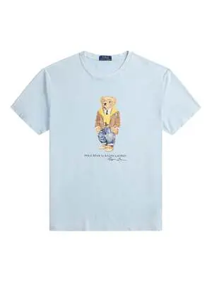 Ralph Lauren Polo Bear Graphic T-shirt - Light Blue