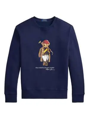 Ralph Lauren Polo Bear Graphic Crewneck Sweatshirt - Blu