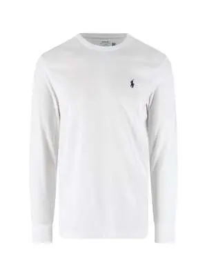 Polo Ralph Lauren Long-sleeve Crewneck T-shirt - White