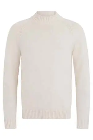 SLOWEAR Virgin Wool Crewneck Sweater - White
