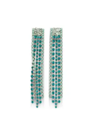 FORTE_FORTE Forte Forte Crystal Dangle Earrings Green