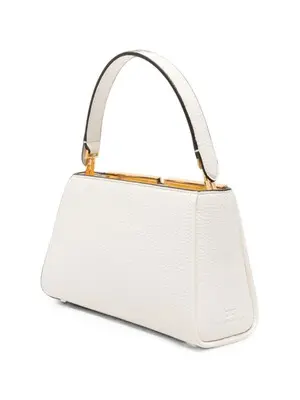 Elisabetta Franchi Faux Leather Handheld Bag - White